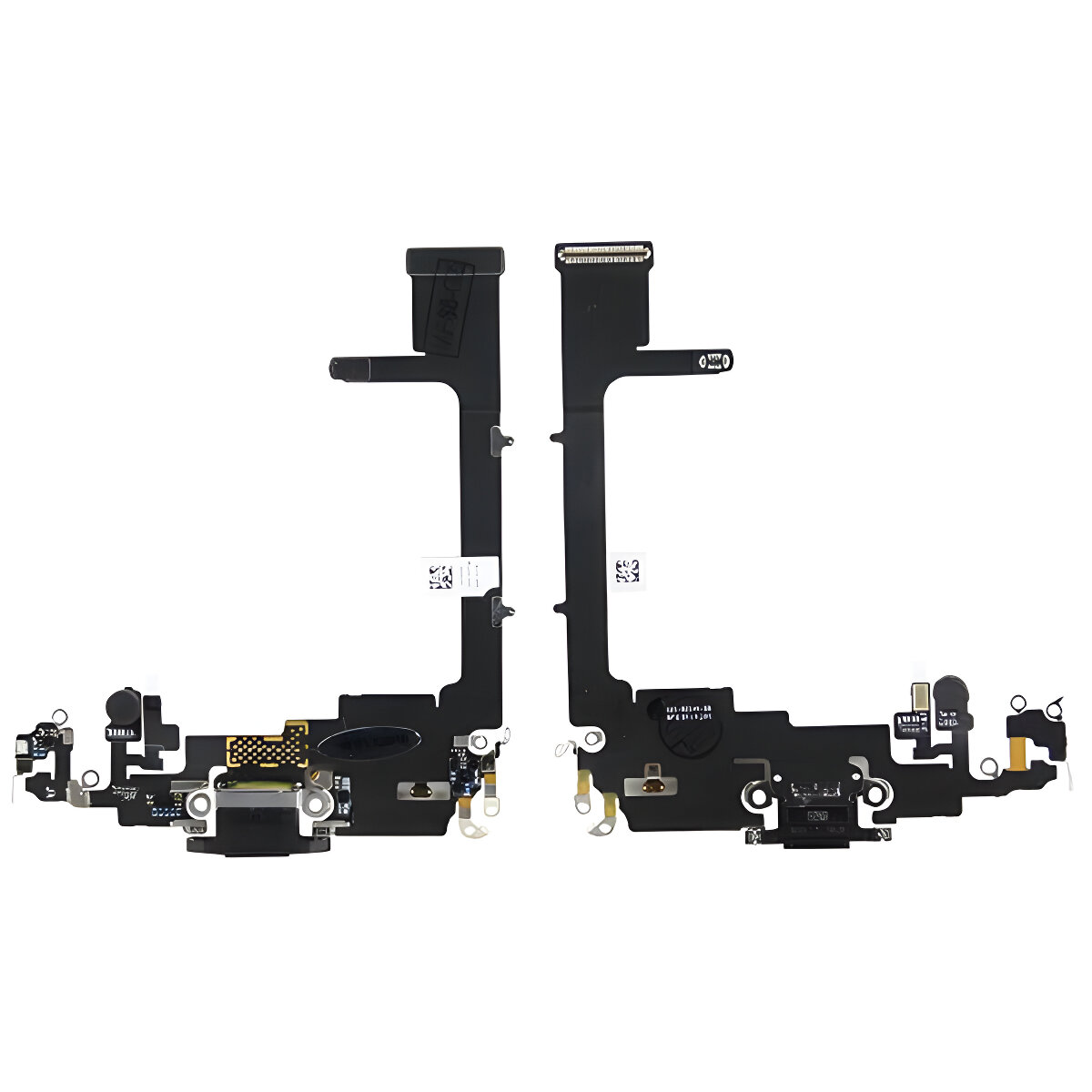 Шлейф для смартфона iPhone 11 Pro на системный разъем/микрофон Черный