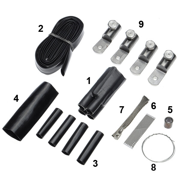 Муфта 1ПКВ(Н)ТпбН-4х(16-25) конц. термоусаж. 1кВ, пласт. изоляция, броня