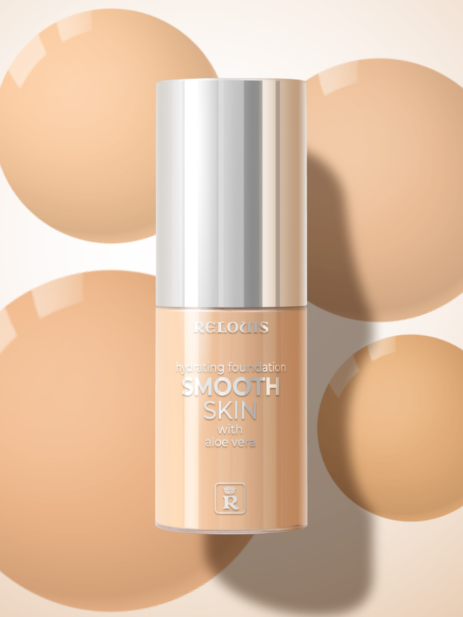 Крем тональный RELOUIS Smooth Skin увлажняющий с алоэ вера тон: 02 натуральный бежевый