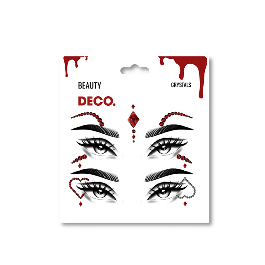 Кристаллы для лица и тела DECO. SCARY by Miami Tattoos (Bloody Mary)