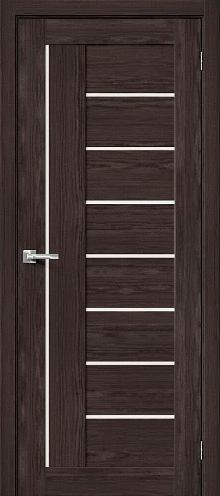 Межкомнатная Дверь с Экошпоном Bravo Браво-29 Wenge Melinga / Magic Fog 700x2000мм (Полотно+Коробка+5 Наличников) / Браво.