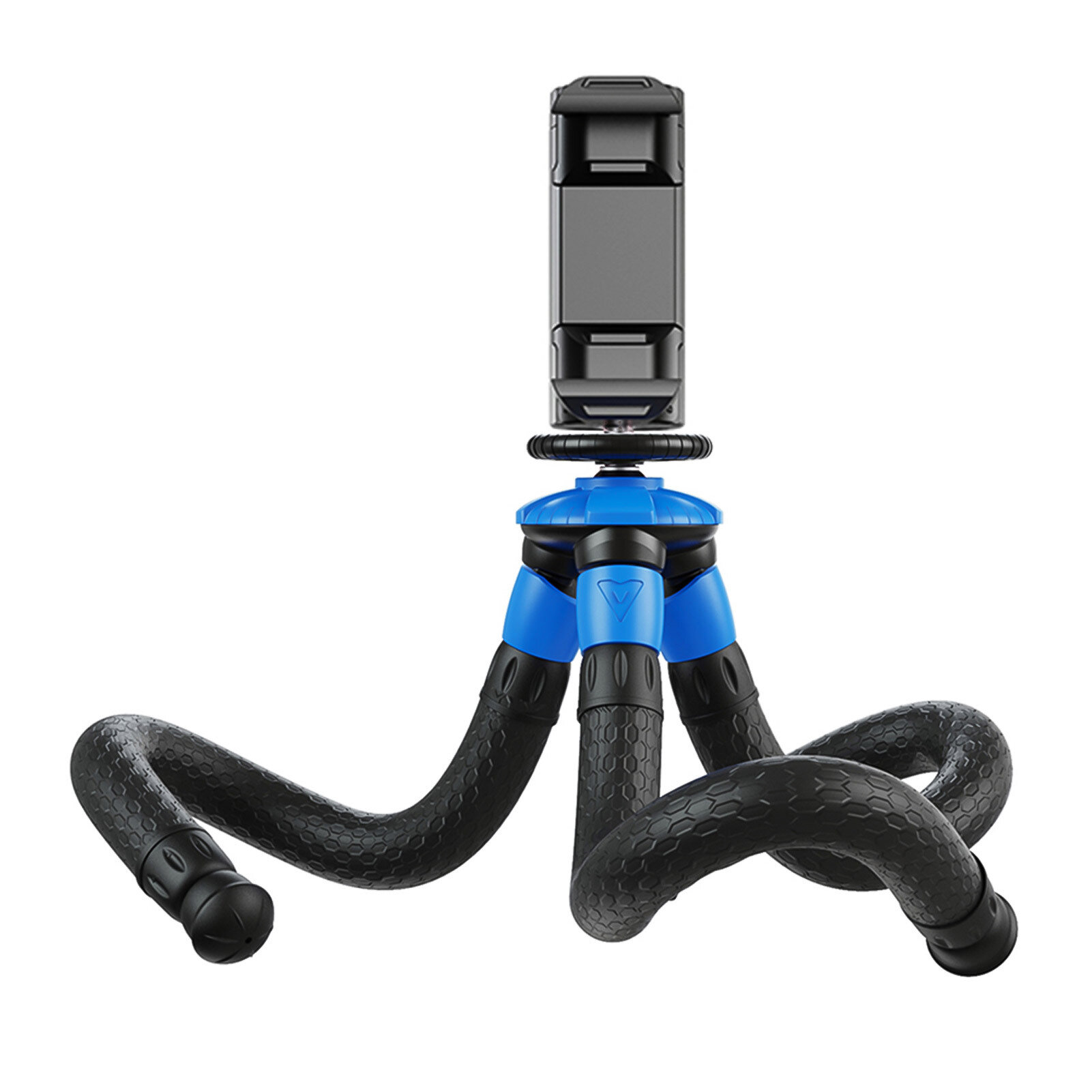 APEXEL APL-JJ07 Складной штатив для телефона, GoPro, DSLR-камеры с зажимом, нагрузка 500 г