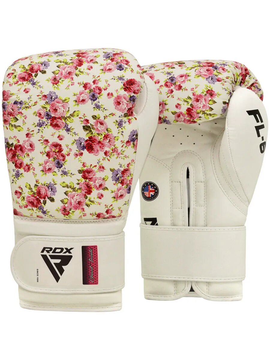 Боксерские перчатки RDX FL6 Цветы