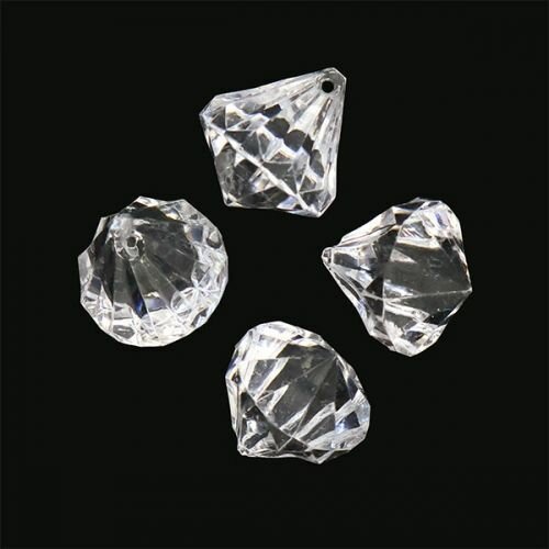 Подвески-бусины ШвейТорг №087, акрил, с ушком, 27x25 мм, 250 г