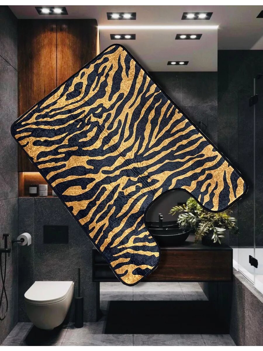 Коврик для туалета противоскользящий