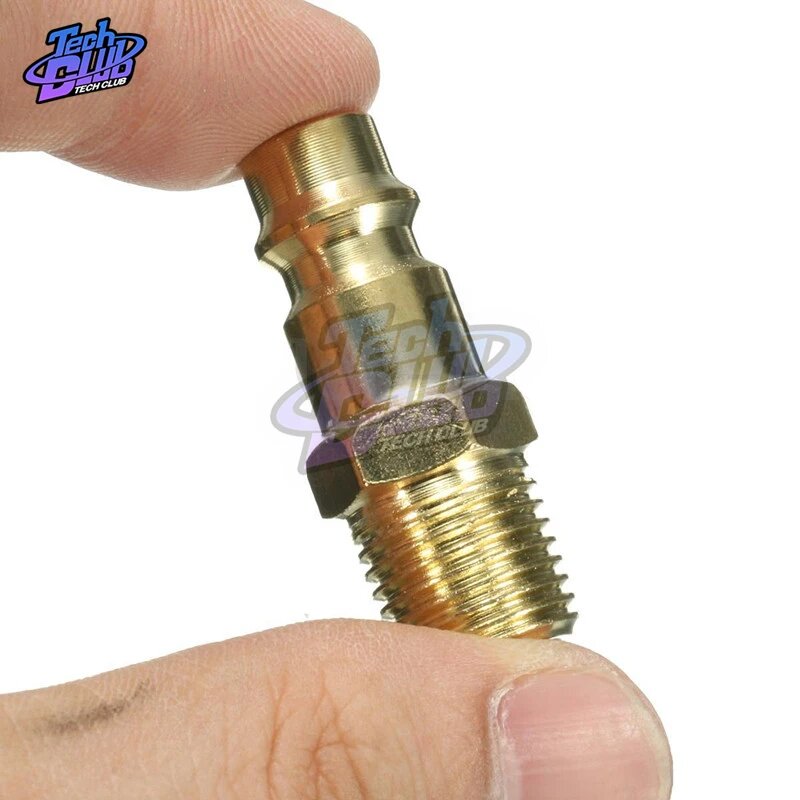 Быстросъемный штуцер, штуцер европейского стандарта 1/4 BSP, штуцер для шланга воздушной линии, муфта, адаптер, закаленная сталь