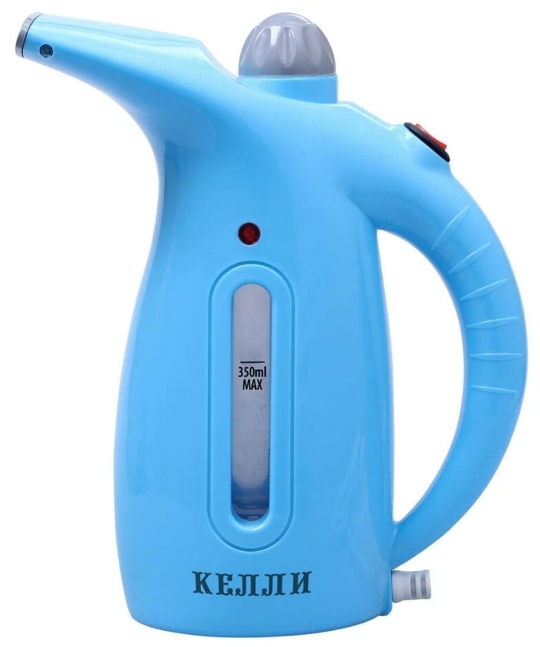 Отпариватель Kelli KL-317, ручной, мощность 1700Вт, голубой, 20г/мин