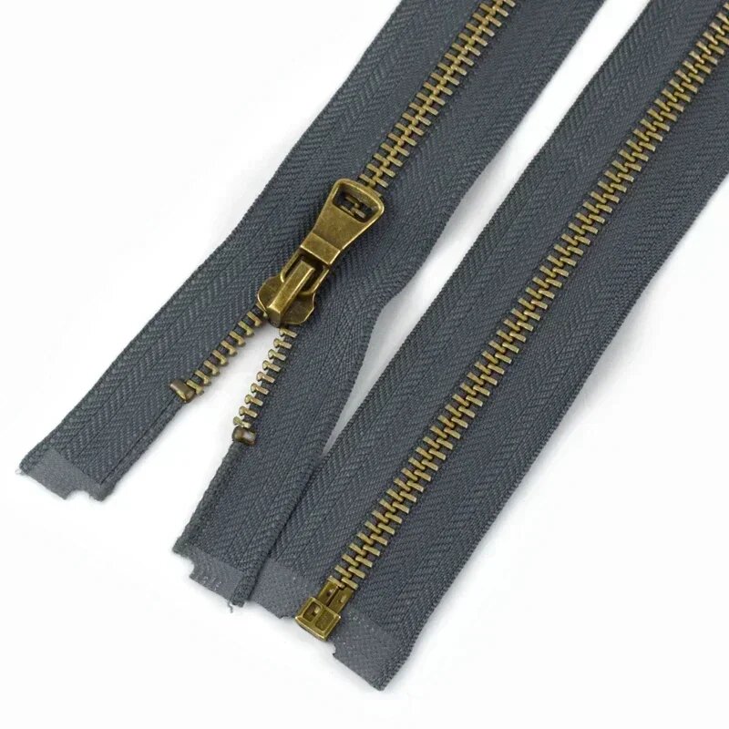 Молния металлическая, 40 см, DarkGary, 3Pcs