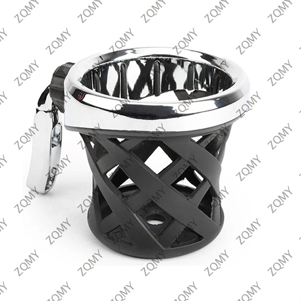 Держатель для стакана на руль мотоцикла, крепление на напиток для Harley Dyna Softail Electra Glide Davidson 80 Deluxe Custom breaker ++ 1996-up Серебряный, chromate