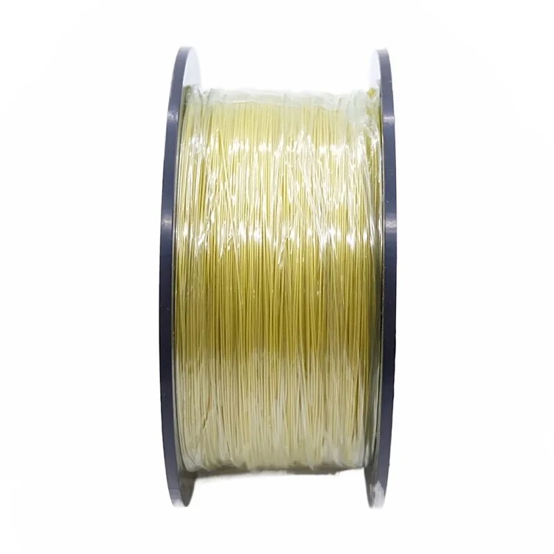 PTFE посеребренный медный провод 38-26 AWG 38AWG, Yellow, 10M