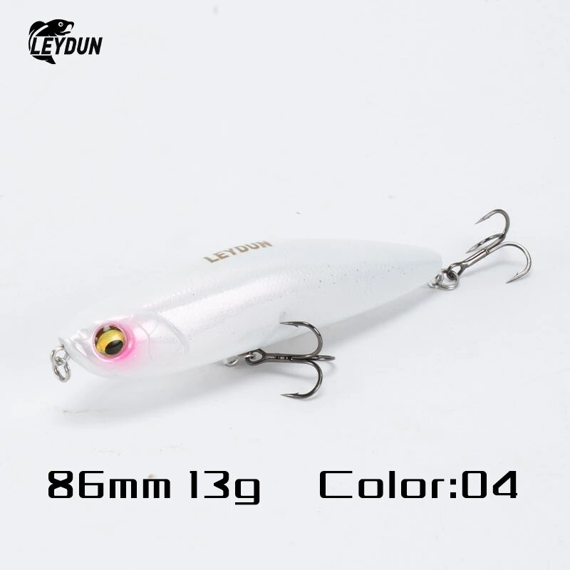 LEYDUN Z-Claw Белый воблер 86mm 13g Color: 04