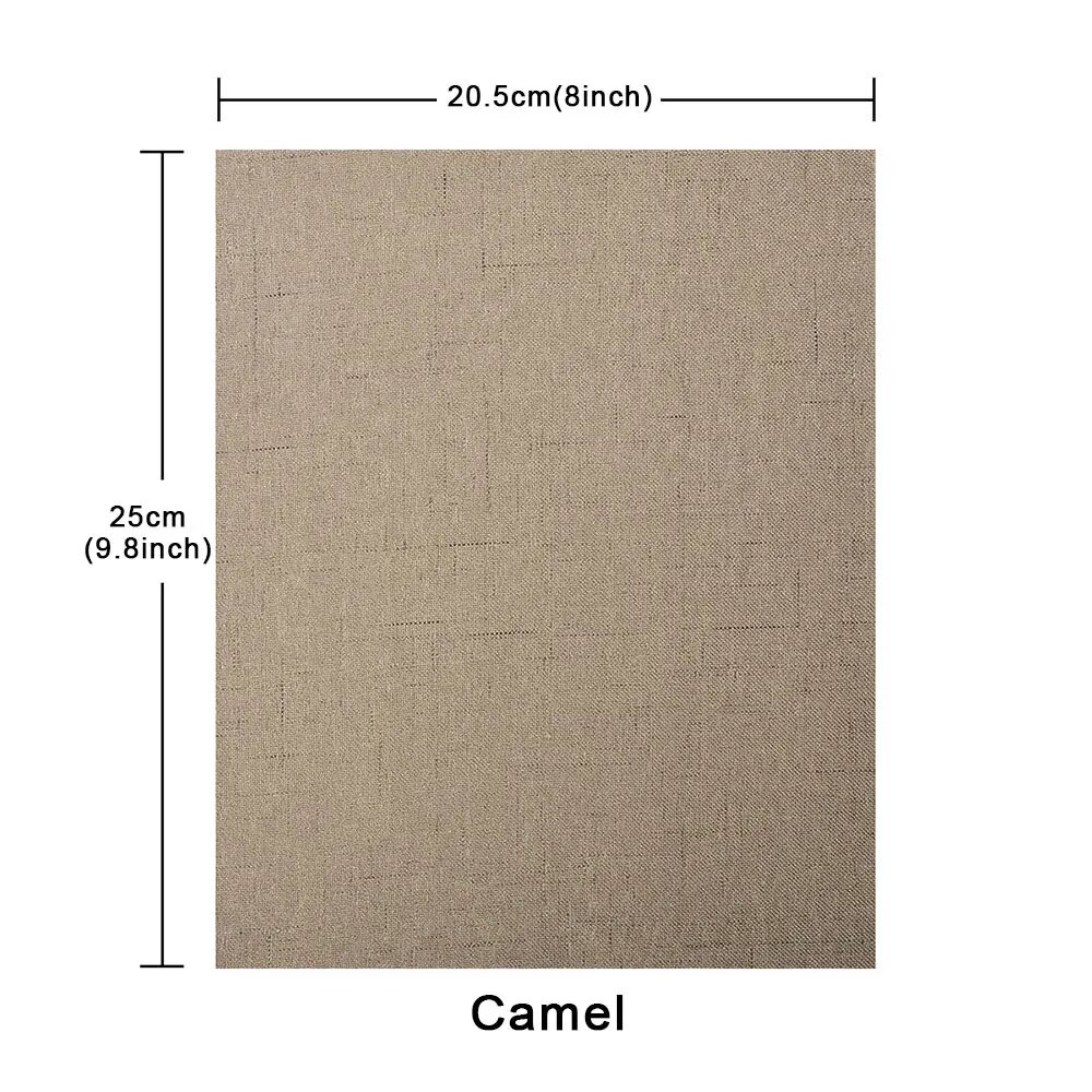 Льняные ремонтные патчи для джинсовой одежды Camel 8in x 9.8in