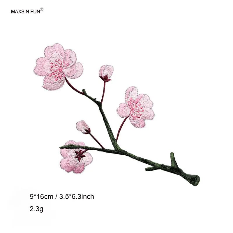 Патчи с цветами бегонии, AHYONNIEX, 2 шт. 2PCS B4