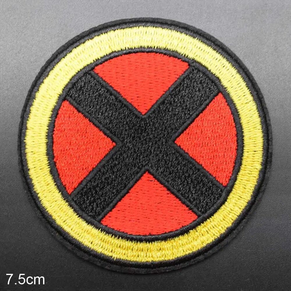 Нашивка X-Men, цвет huang X, 7.5 см