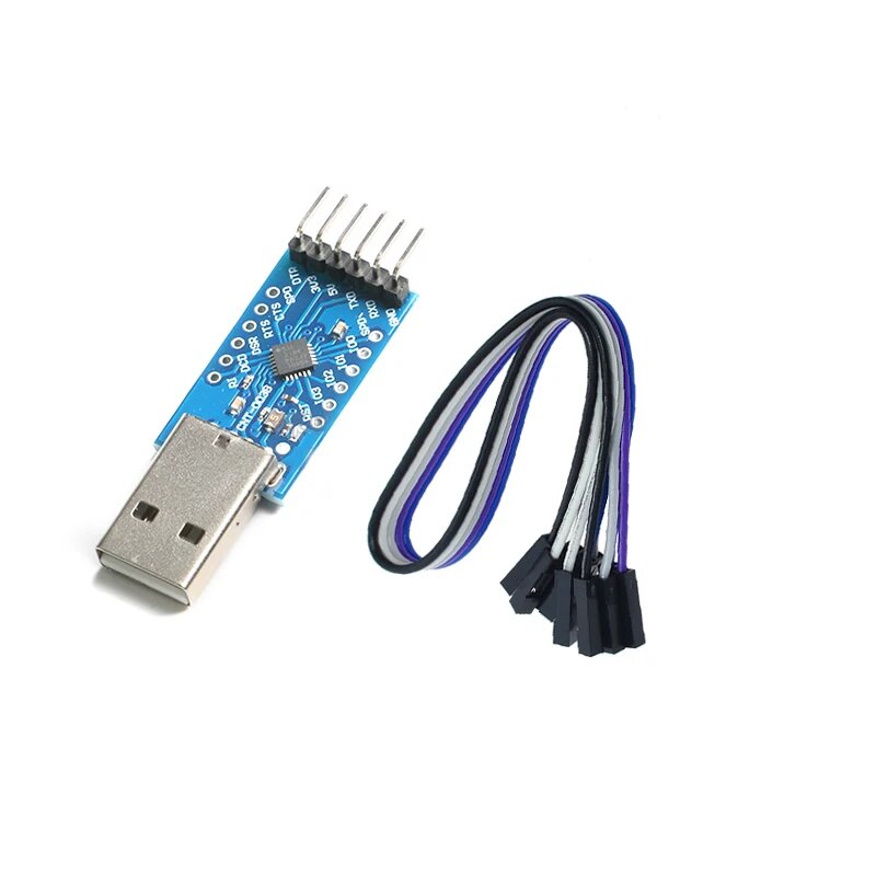 CP2104 USB 2.0 в TTL UART 6-контактный последовательный преобразователь модуля STC PRGMR Замените CP2102 с кабелями Dupont