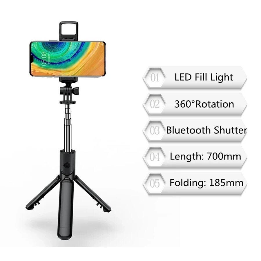 COOL DIER Мини-штатив для смартфонов With light