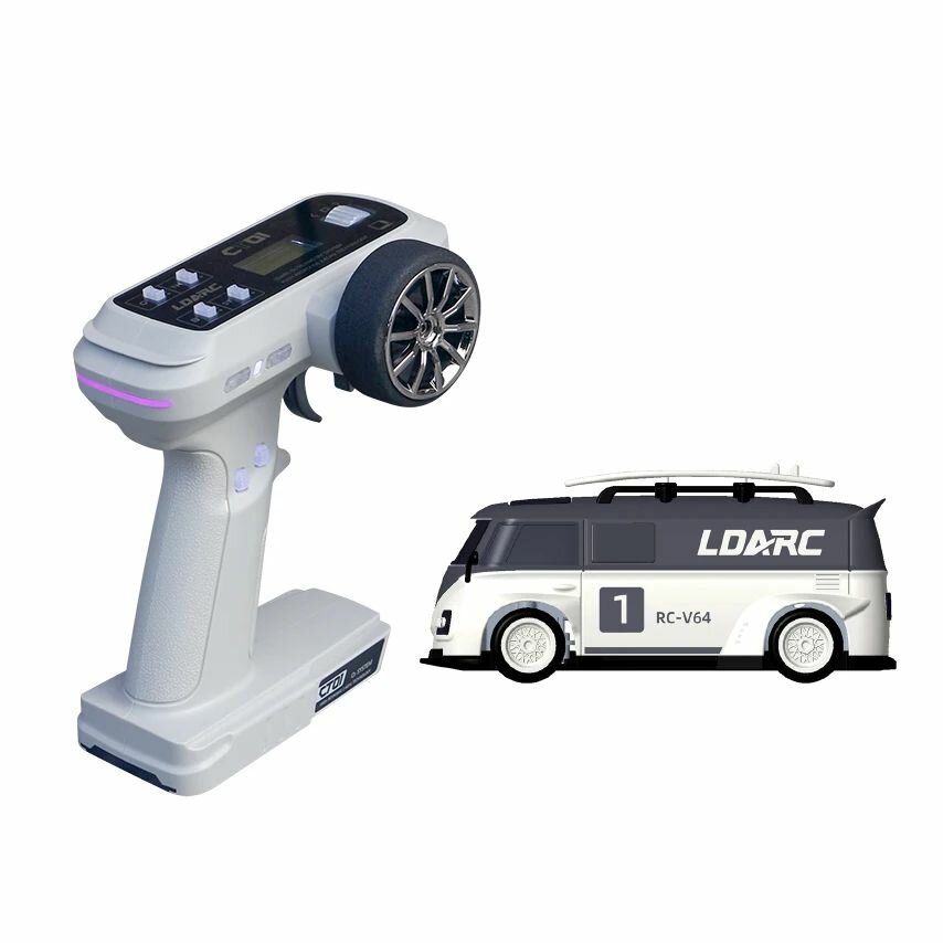 Модель LDARC V64 1 / 64 RWD Race Van RV Bus Mini RC Car Turbo для взрослых.