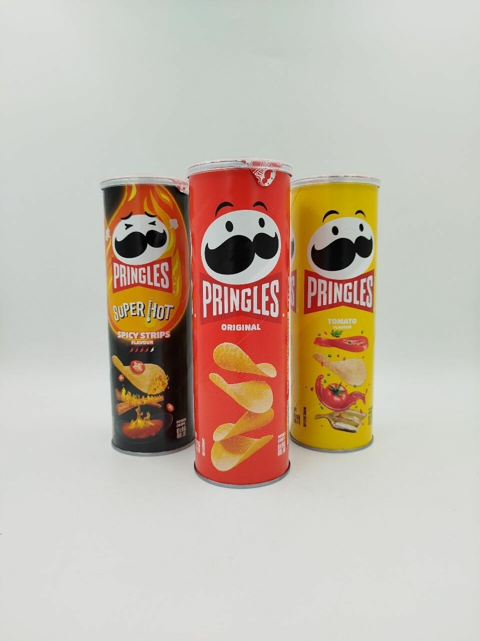 Картофельные чипсы Pringles Микс разные вкусы 3 шт по 110 гр. Китай