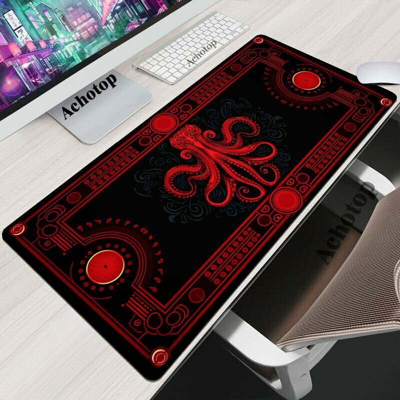 Коврик для игровой мыши Octopus, коврик для ПК, 900x400x3мм, фиолетовый