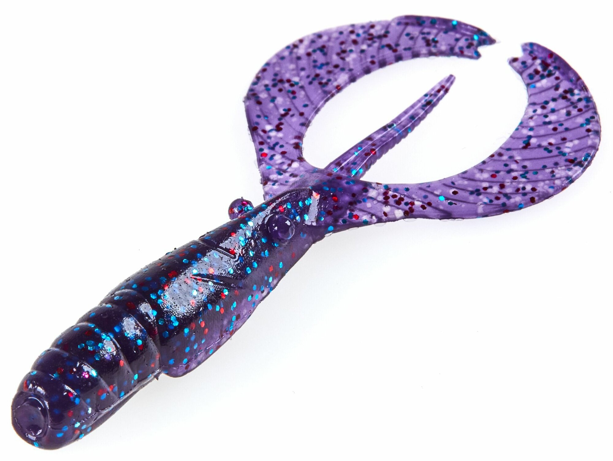 Силиконовая приманка Lucky John Curly Shrimp 2", 5см, цвет S63, 10шт. твистер / рачок
