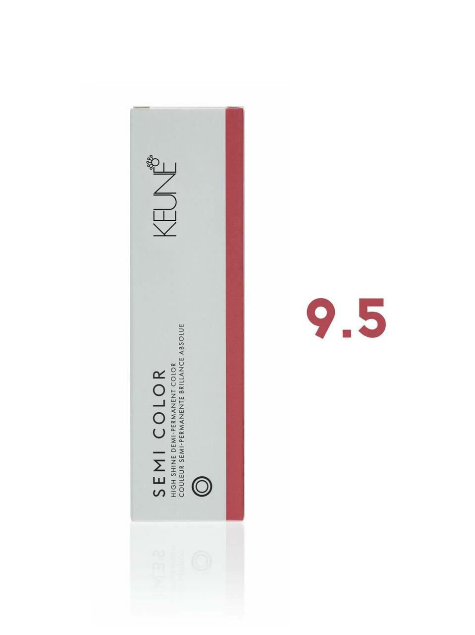 Keune Semi Color 9.5 - Полуперманентная краска для волос светлый блондин клубничный 60 мл