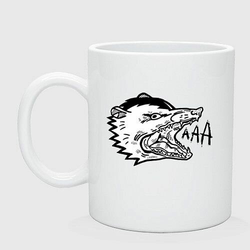 Орущий опоссум Керамическая кружка