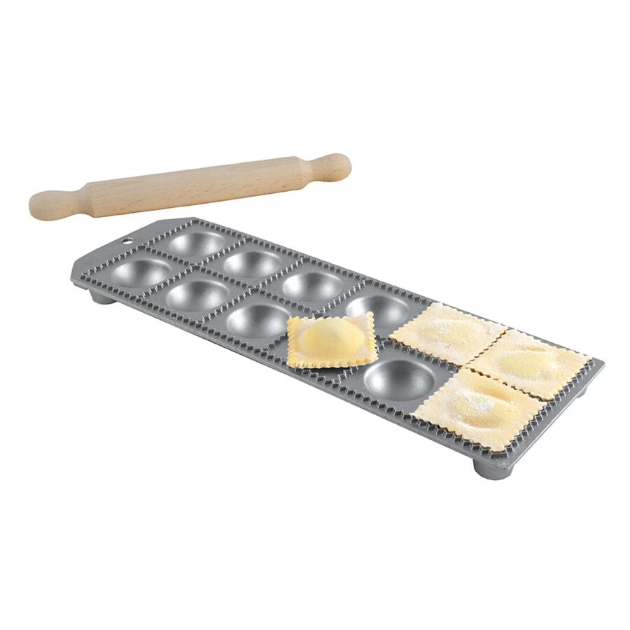 Форма для равиоли со скалкой Eppicotispai, 12 равиоли 5, х5 см, п/к