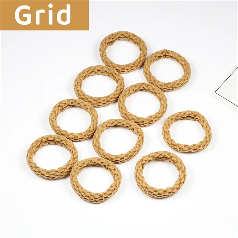 10 шт. эластичных резинок для волос Grid Ginger
