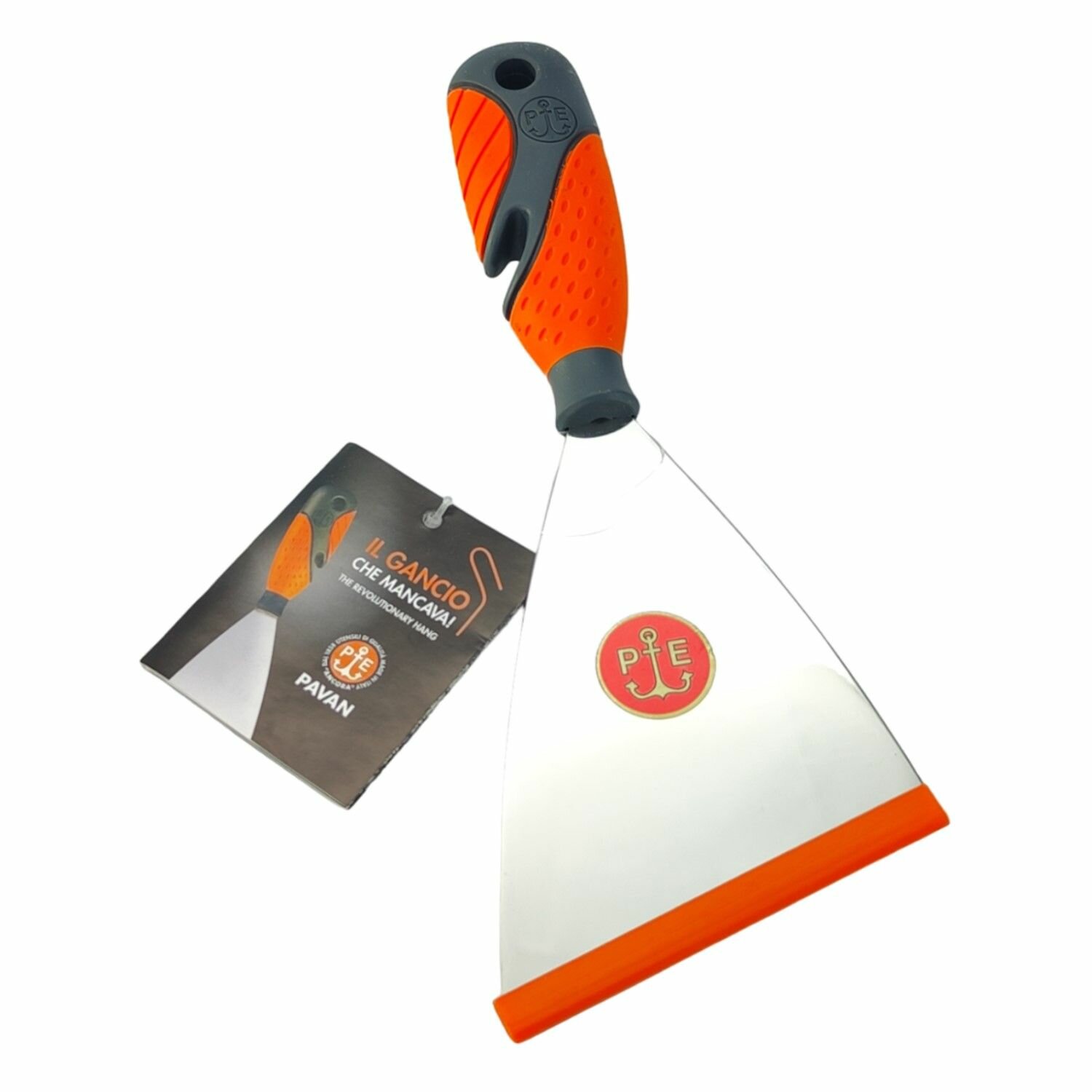 Шпатель венецианский скошенный из нержавеющей стали Pavan 501/ISO-100 (100мм)