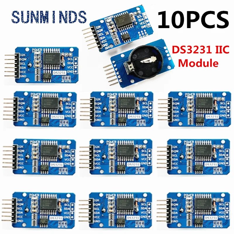 Модуль DS3231 RTC 3.3В/5В для Raspberry Pi