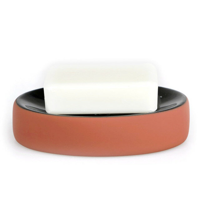 Мыльница VITARTA "Brown" 12,6 х 8,2 х 3 см, керамика, кирпичный