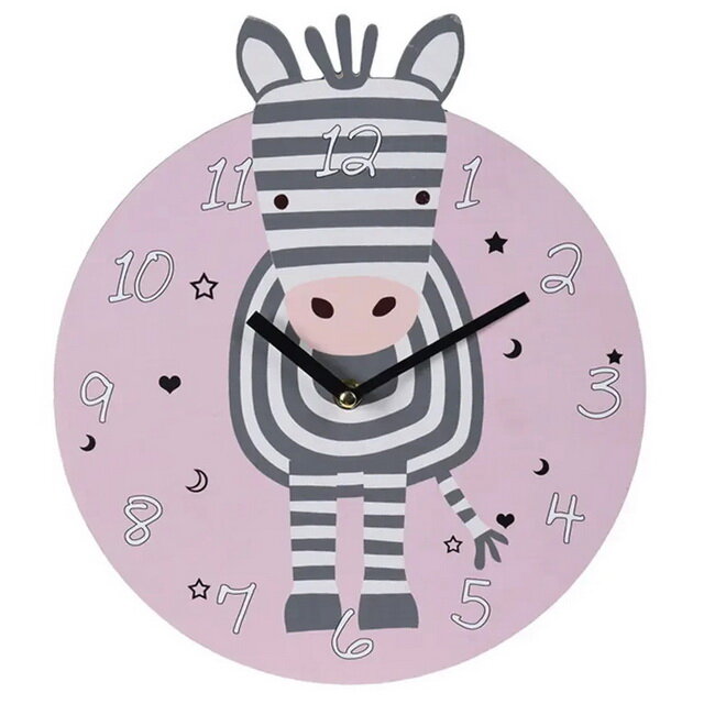 Детские настенные часы Зебра 28 см, Koopman, Y36400600-2