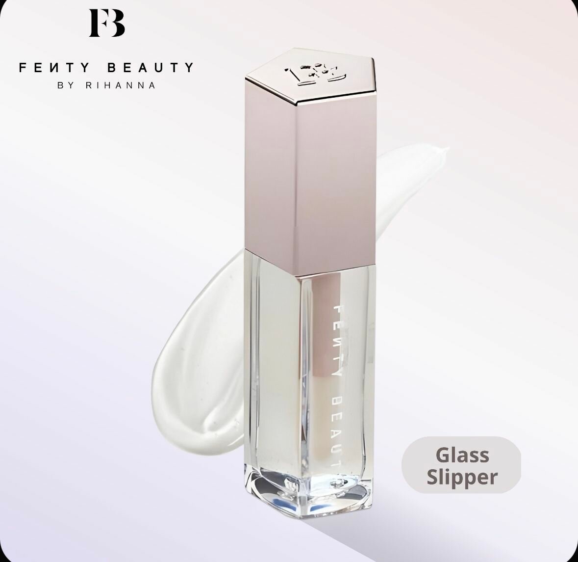 Fenty beauty gloss bomb , блеск для губ, glass slipper 06