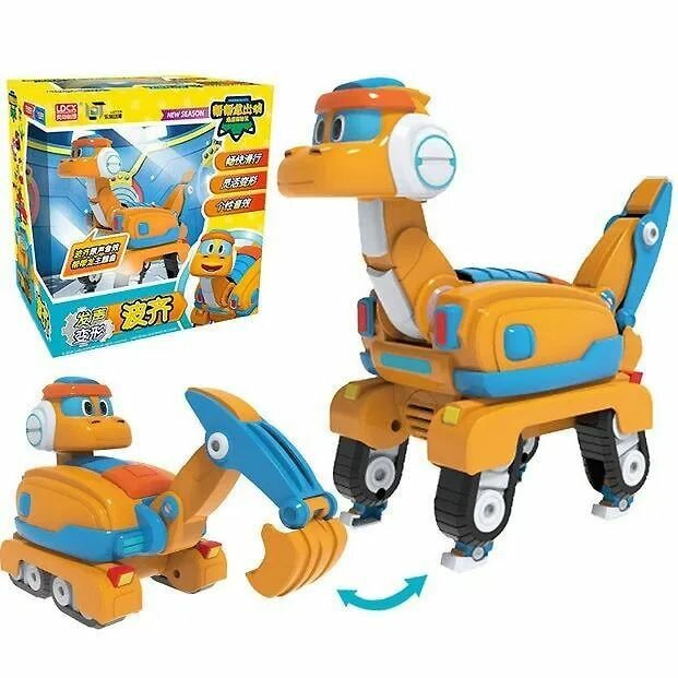 Игрушка-трансформер Команда Дино (Gogo Dino) динозавр Поки (Pokey) для детей