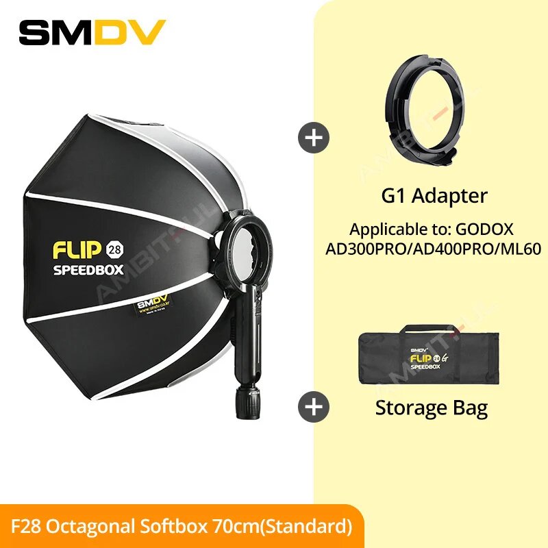 SMDV Flip 28 Octagonal Softbox F28-G1 для Godox