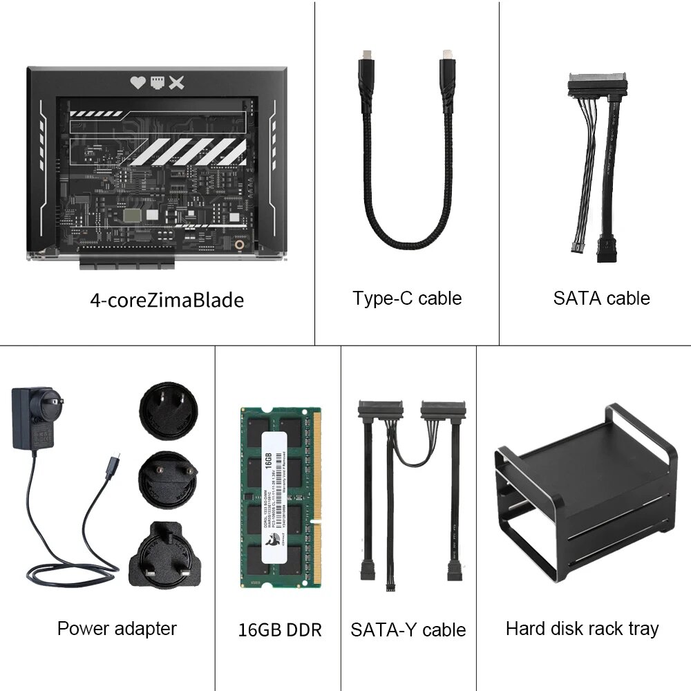 Youyeetoo ZimaBlade Однобортный персональный сервер пакет4