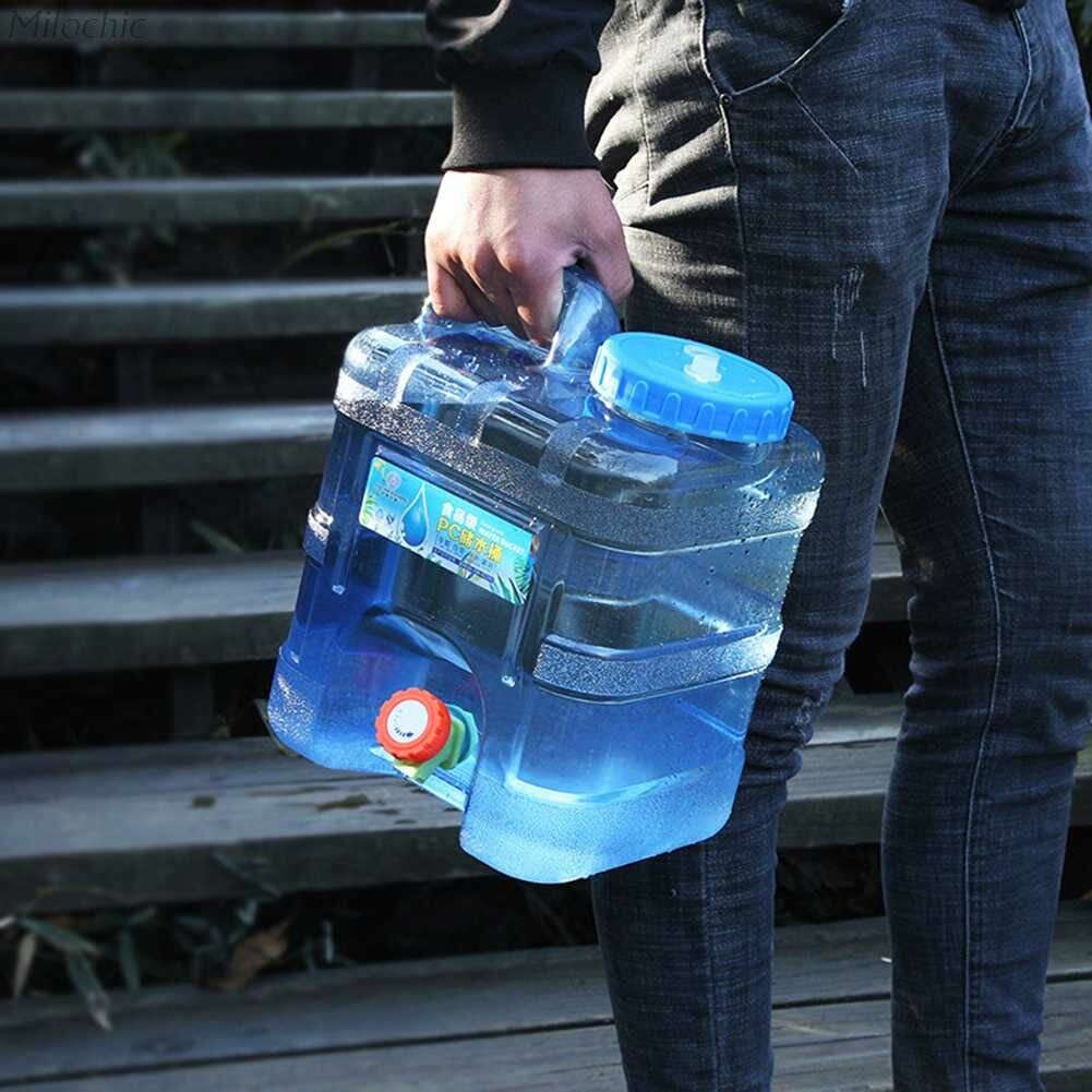 Контейнер цистерны с водой для пикника ведра бочки для воды на открытом воздухе портативный с / кран