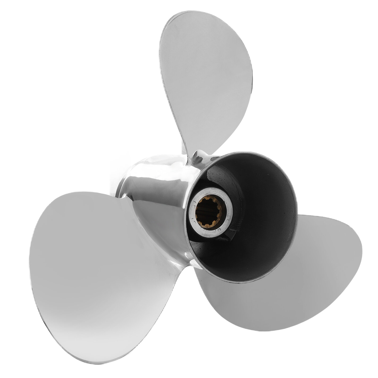 Морской подвесной гребной винт с 3 лопастями, диаметром 9 7/8 дюймов, замена правого вращения для двигателей YAMAHA 20‑30 л. с.