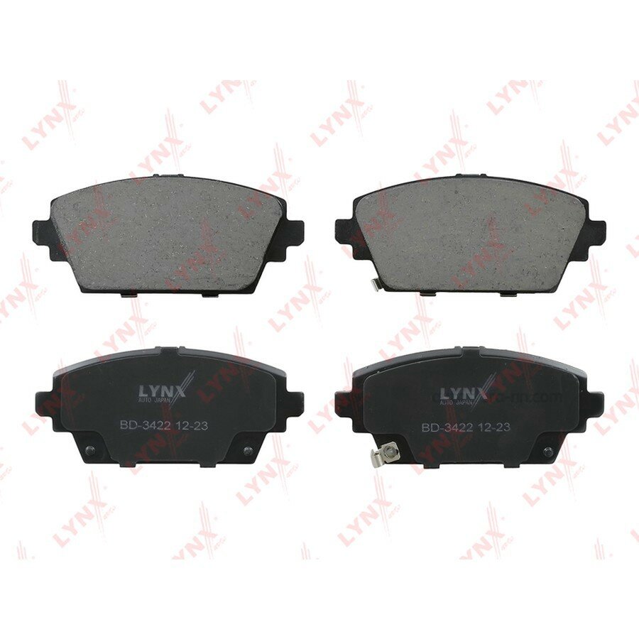 LYNXAUTO BD3422 Колодки тормозные дисковые HONDA Accord 98-02, NISSAN Almera Tino 00> (LYNXauto)