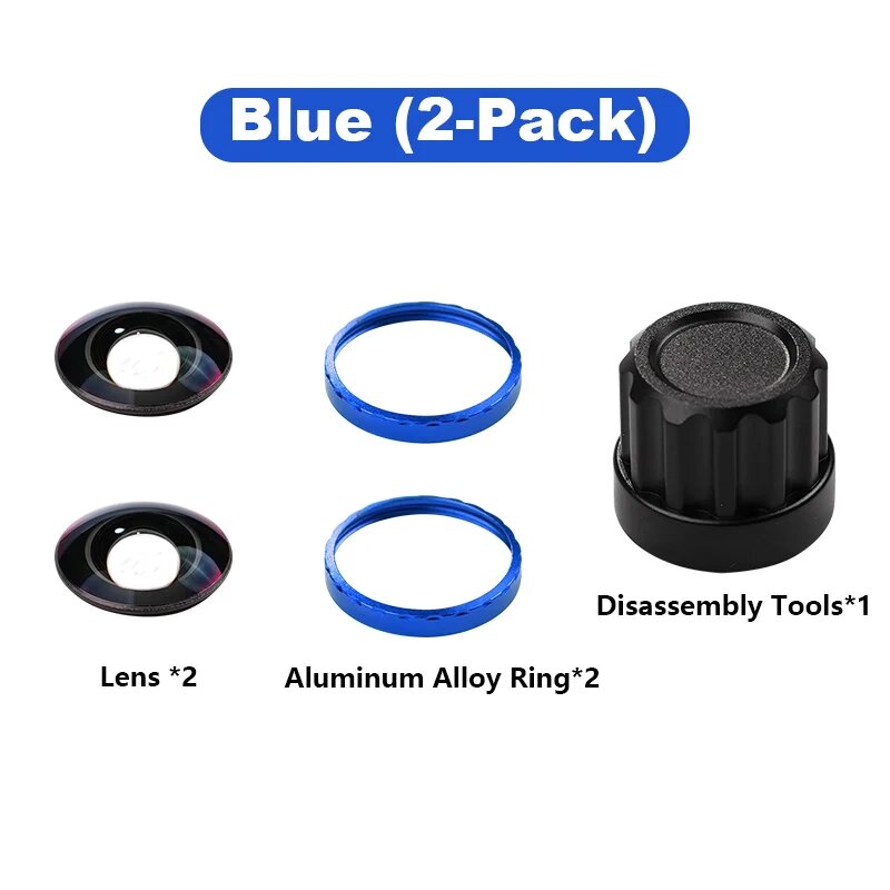 Набор линз для Insta360 X5, Blue (2-Pack)