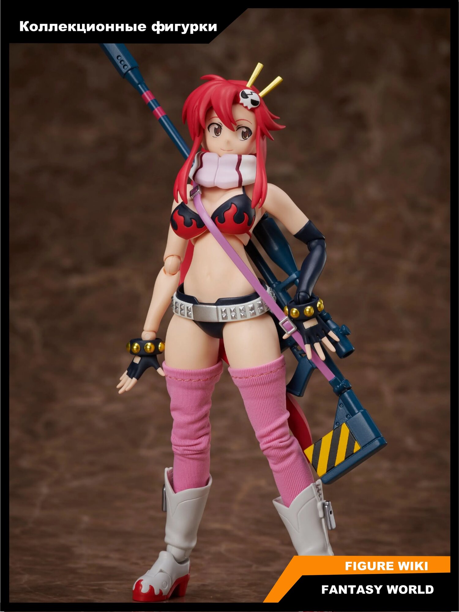 Фигурка Гуррен-Лаганн, пронзающий небеса Ёко Литтнер ZERO G ACT / BUZZmod. Tengen Toppa Gurren Lagann Yoko Littner Action Figure