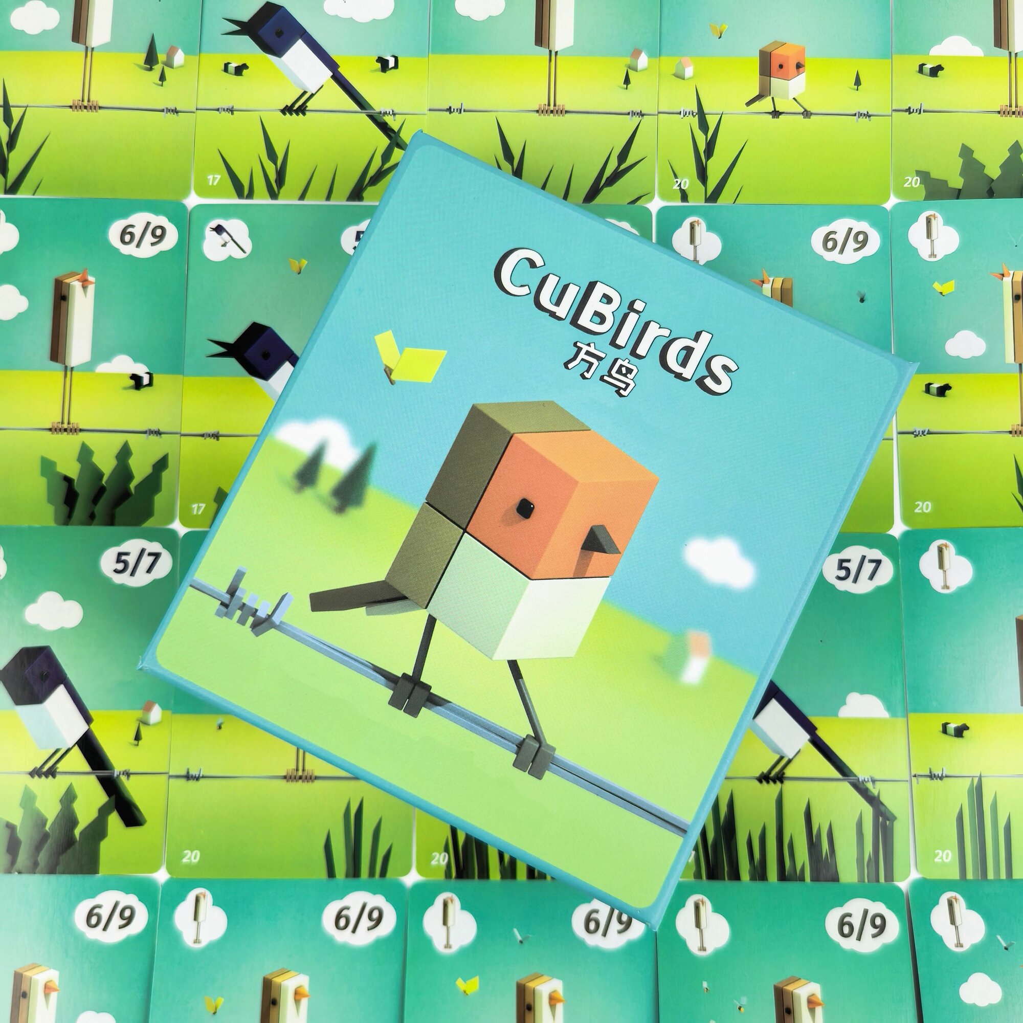 Настольная игра CuBirds: Детская развивающая карточная игра, собирай стаи птиц