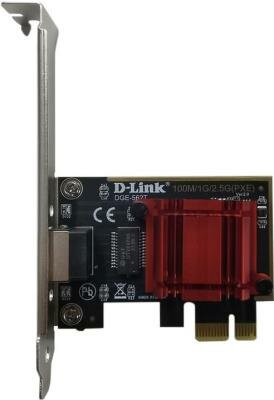 D-Link DGE-562T/A2A Сетевой PCI Express адаптер с 1 портом 100/1000/2.5GBase-T