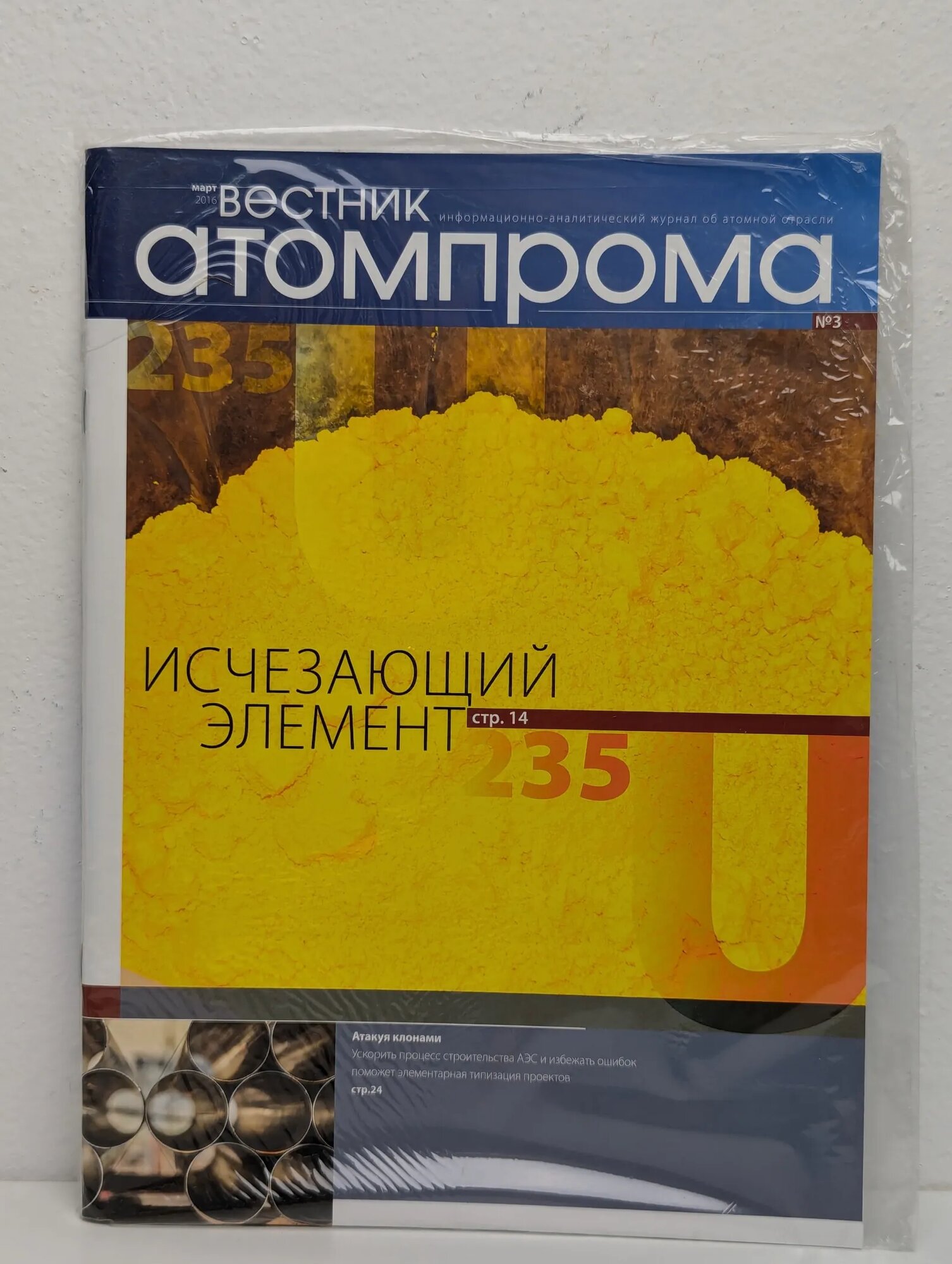 Вестник атомпрома. Выпуск № 3/2017 Большов Леонид (ред.) 2017