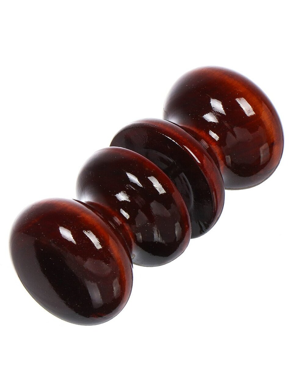 Ручка дверная круглая БТ1 6066, дерево, темное дерево, 2 штуки, Россия