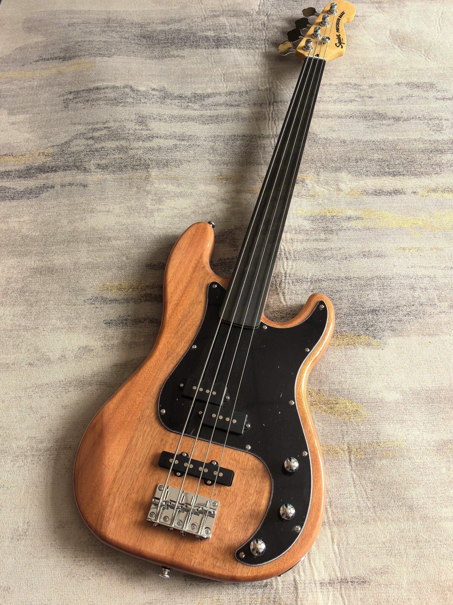 Эксклюзивный 39дюймовый бас JAZZ BASS от Fender, 4струнная PJ модель из махагони