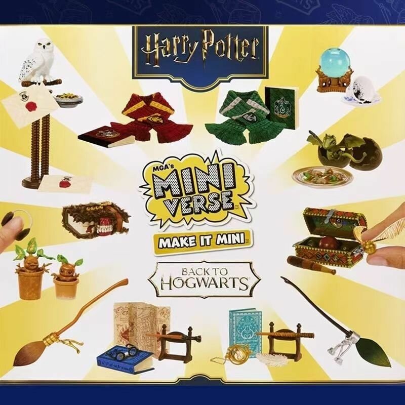 MGA MGA's Miniverse Harry Potter Make It Mini Back to Hogwarts / Мини-Глухая коробка возвращается в Хогвартс, это детский подарочный игрушечный мяч, который может улучшить практические навыки детей