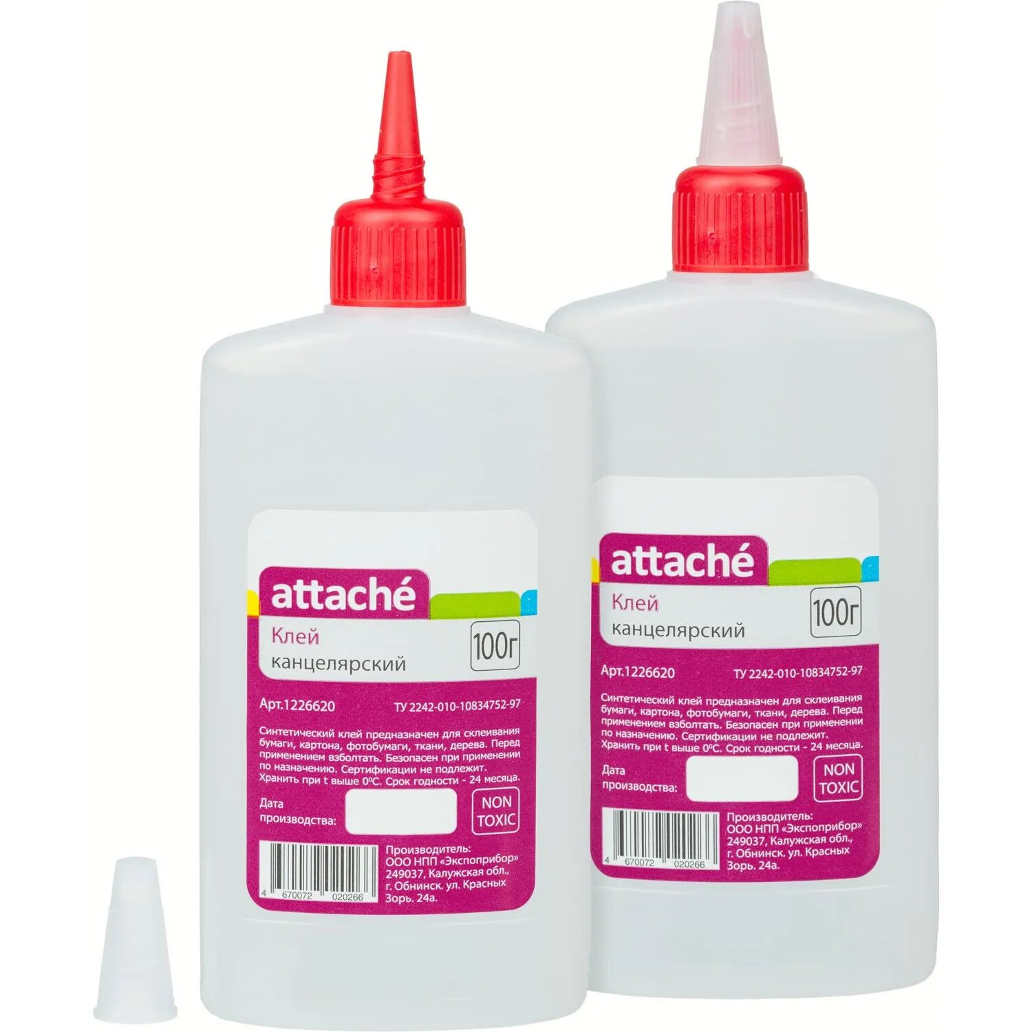 Клей канцелярский синтетический Attache 100 мл