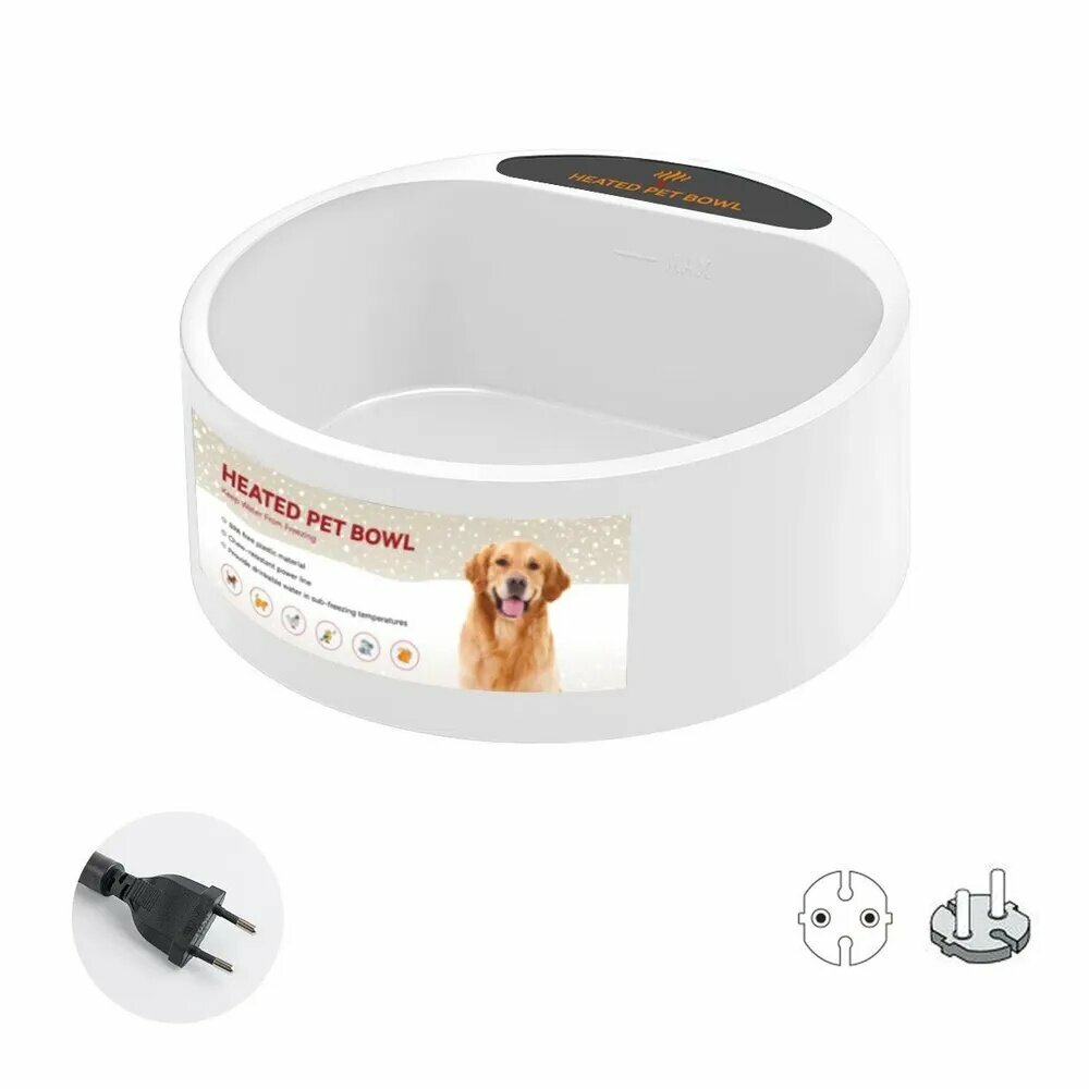 2024 Принадлежности для животных Чаша с подогревом постоянной температуры / Высококачественный импорт от британской королевской семьи