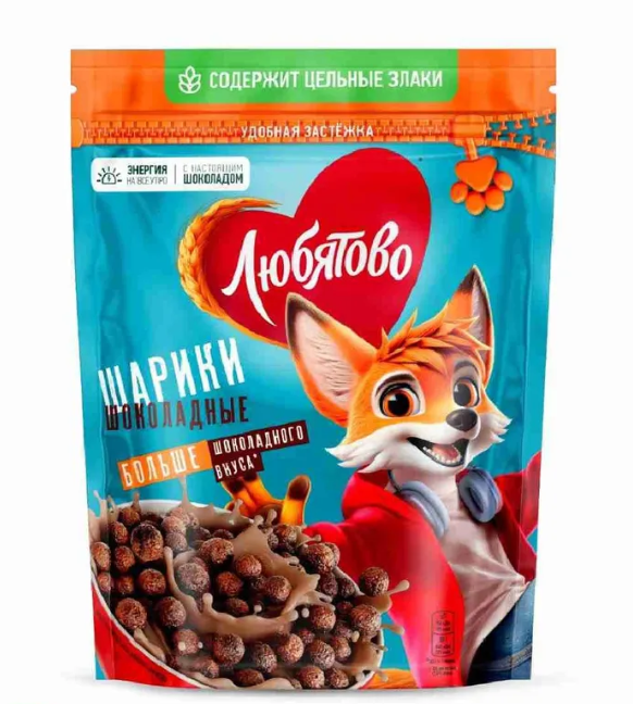 Любятово Шарики шоколадные, 200 г